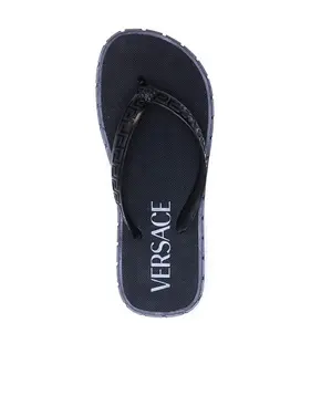 Versace Greca-motif Flip Flops