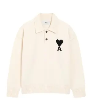 AMI Paris Logo-detail Sweater - Sleeveless