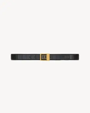 Saint Laurent Square Buckle Belt