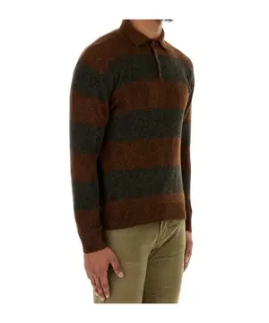 Etro Striped Polo Shirt - Brown