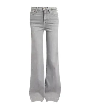 7 For All Mankind Flared-leg Jeans - Grey