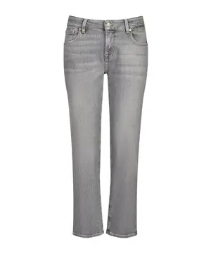 7 For All Mankind Straight-leg Jeans - Grey