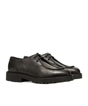 DOUCAL'S Grained Leather Derby Shoes