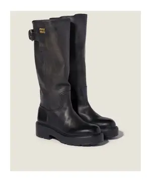 Miu Miu Knee-high Leather Boots