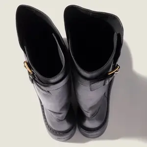 Miu Miu Knee-high Leather Boots