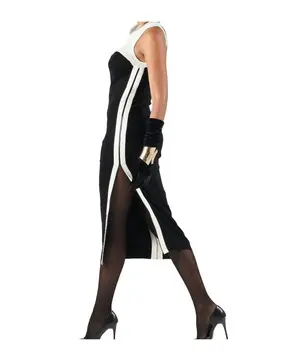 Elisabetta Franchi Sleeveless Dress With Side Slits