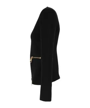 Elisabetta Franchi Zip-up Knit Top