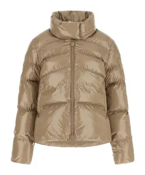 Pinko Long-sleeved Down Jacket - Beige