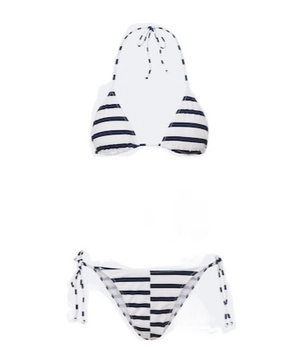JEAN PAUL GAULTIER Striped Bikini - Blue