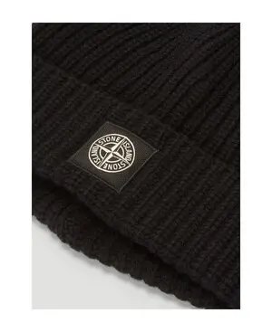 Stone Island Logo-patch Beanie