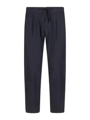 Herno Drawstring Pleated Trousers