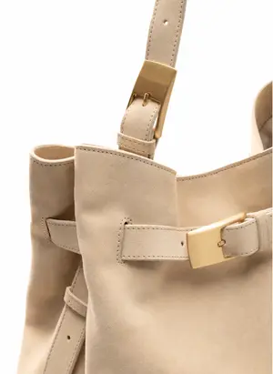 ELLEME Suede Belt Bag - Sand