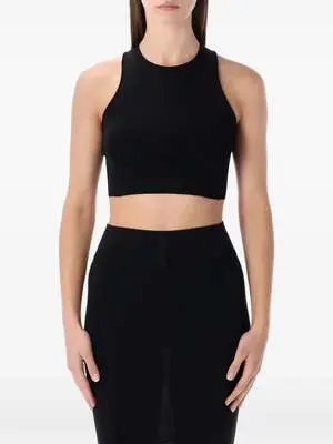 Rick Owens Cropped Crew Neck Tank Top
