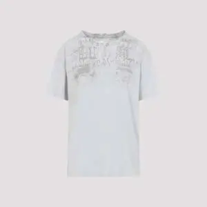 MAISON MARGIELA Numbers Regular Cotton T-shirt For - Grey