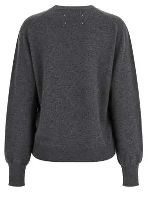 MAISON MARGIELA Virgin Wool Sweater - Charcoal