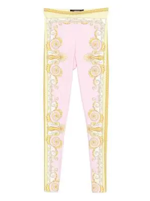Versace Spring Baroque Print Elastic Waist Trousers