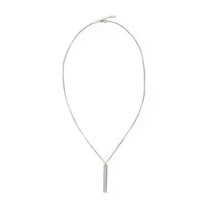 MAISON MARGIELA Polished Finish Bar Necklace - Polishedpa