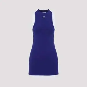Versace Versatile Cotton Mini Dress With Stretch Fit