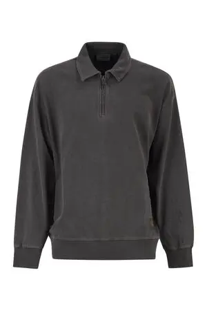 Carhartt Work In Progress Harper Half-zip Polo Shirt - Black