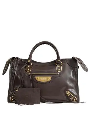 Balenciaga Le City Uptown Mini Handbag - Coffee