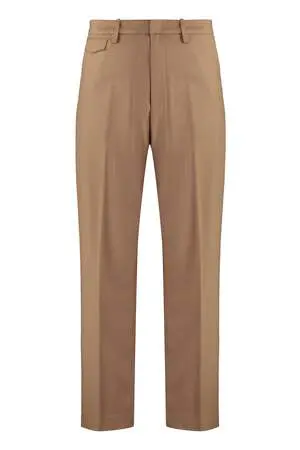 DONDUP Louis Virgin Wool Trousers - Camel