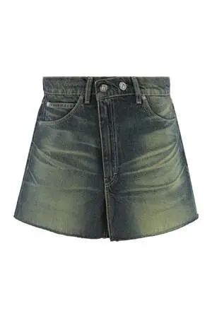 Our Legacy Button & Rivet Cover Mini Skirt