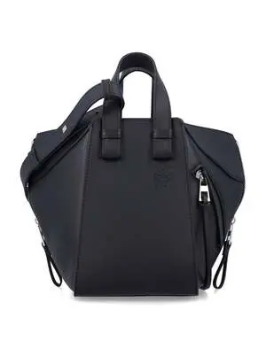 Loewe LOEWE Leather Top Handle Bag Nero