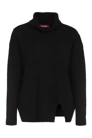 Max Mara Abile Ribbed Wool & Cashmere Sweater - Black