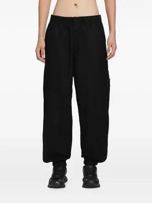 Stone Island Logo Patch Cargo Pants - Black
