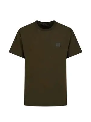 Stone Island Logo-patch T-shirt - Militrgren
