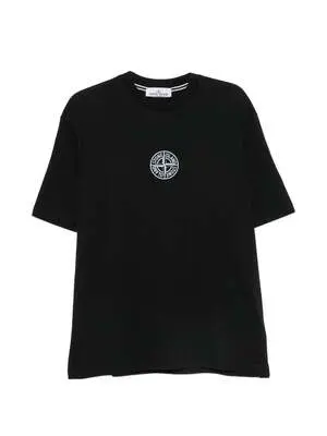 Stone Island Logo-print Cotton T-shirt For