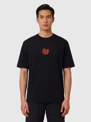 Stone Island Logo-print T-shirt - Black