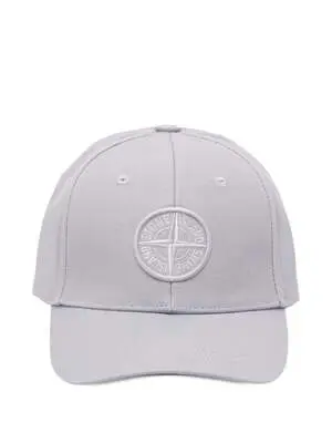 Stone Island Compass Patch Baseball Cap - Ashgrey