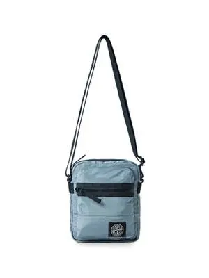 Stone Island Silver Tone Bags For Men