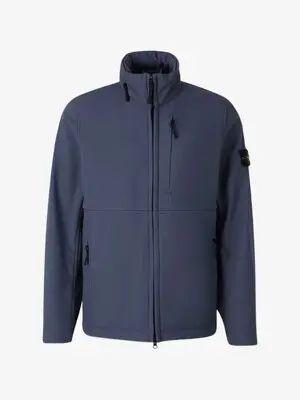 Stone Island Hooded Jacket - Navyblue