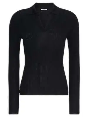 Max Mara MAX MARA
Cashmere-Silk Polo Sweater Blu