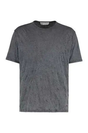 Our Legacy Boxy Creased Effect Crew-neck T-shirt - Grey