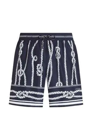 Dolce & Gabbana Mid-length Boxer Swim Shorts - Blunavy