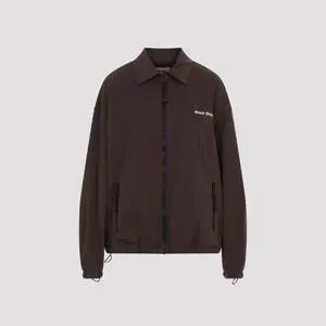 Miu Miu 100% Cotton Bomber Jacket - Brown