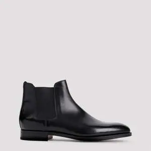 John Lobb Calf Leather Ankle Boots