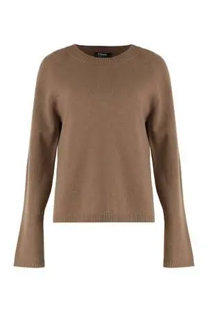 Max Mara Essential Wool-cashmere Crewneck Sweater - Camel