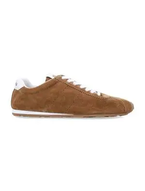 Miu Miu Leather-sole Sneakers - Cinnamon