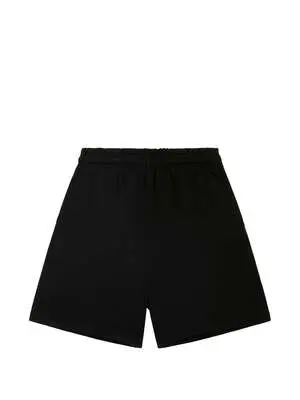 ENTIRE STUDIOS Drawstring Waist Shorts With Side & Back Pockets - Nero