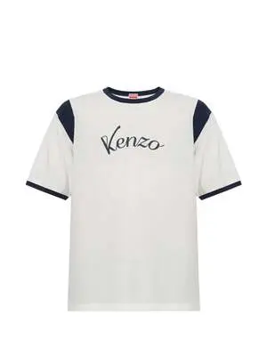 Kenzo Varsity Cotton T-shirt - Offwhite