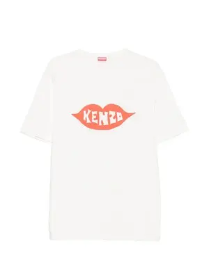 Kenzo Logo-print T-shirt - Offwhite