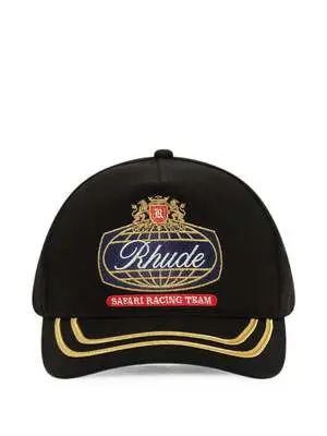 Rhude Safari Crest Baseball Cap - Blacknavy