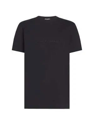 Dolce & Gabbana Crewneck Short-sleeve T-shirt - Bluscurism