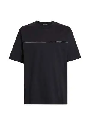 Dolce & Gabbana Crewneck Short-sleeve T-shirt - Bluscurism