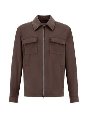 Herno Sweater Jacket - Marrone