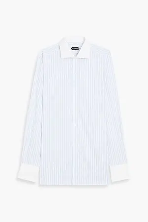 TOM FORD Striped Cottonpoplin Shirt